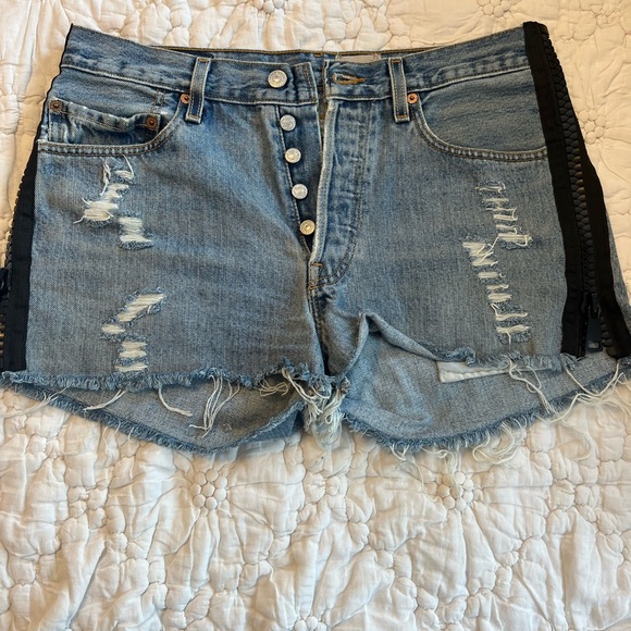 Levi's | Shorts | Repurposed Levis With Chunky Zipper | Poshmark